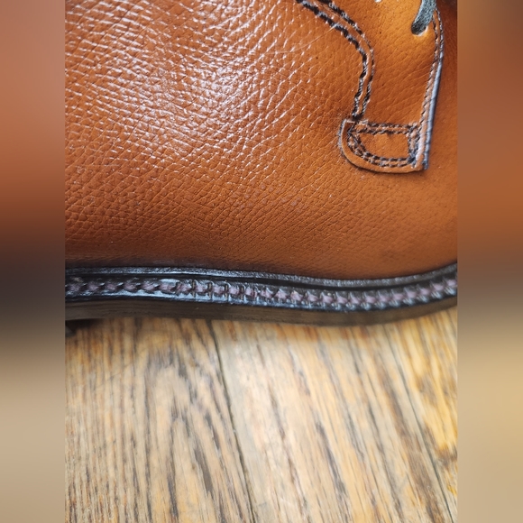 Sears | Shoes | Vintage 96s Sears Genuine Leather Vcleats Brown Plain ...